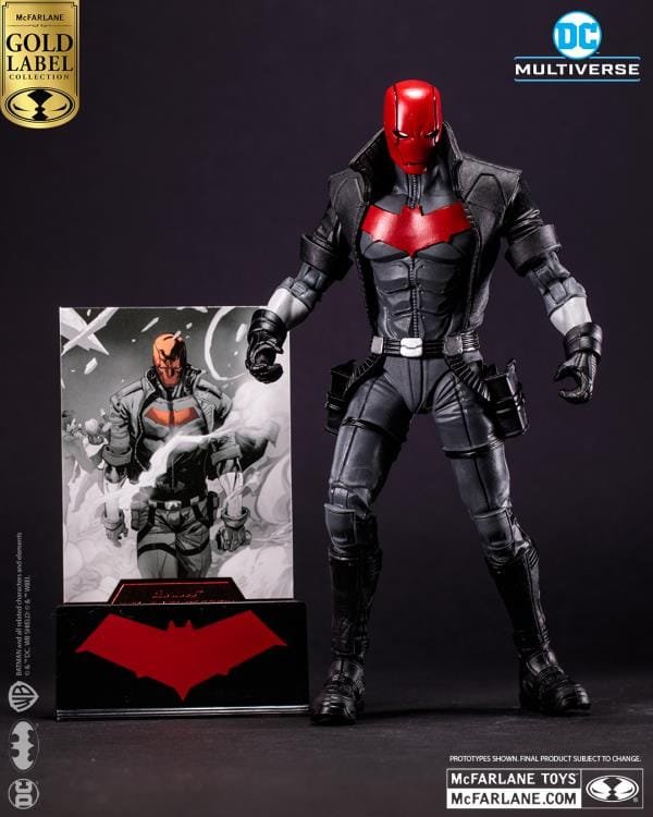 McFarlane DC Comics – New 52 – Black & White Accent Edition Red Hood Gold Label Action Figure ...